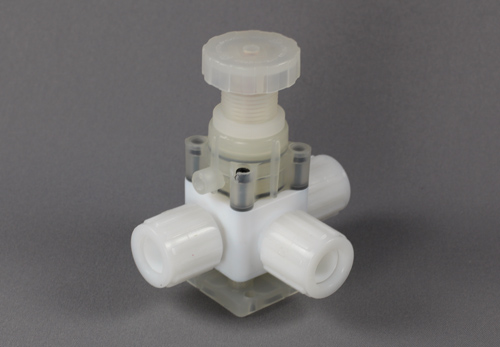 Furon® CDV Valve - Manually Actuated 3-Way Multi-turn Diaphragm Valves ...