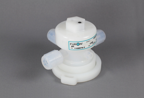 Furon® UPX Pneumatically Actuated 3-Way Diaphragm Valves (¼, ½ and ¾ ...