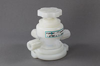 Furon® UPM - Manually Actuated 3-Way Diaphragm Valves (¼, ½, and ¾ inch ...